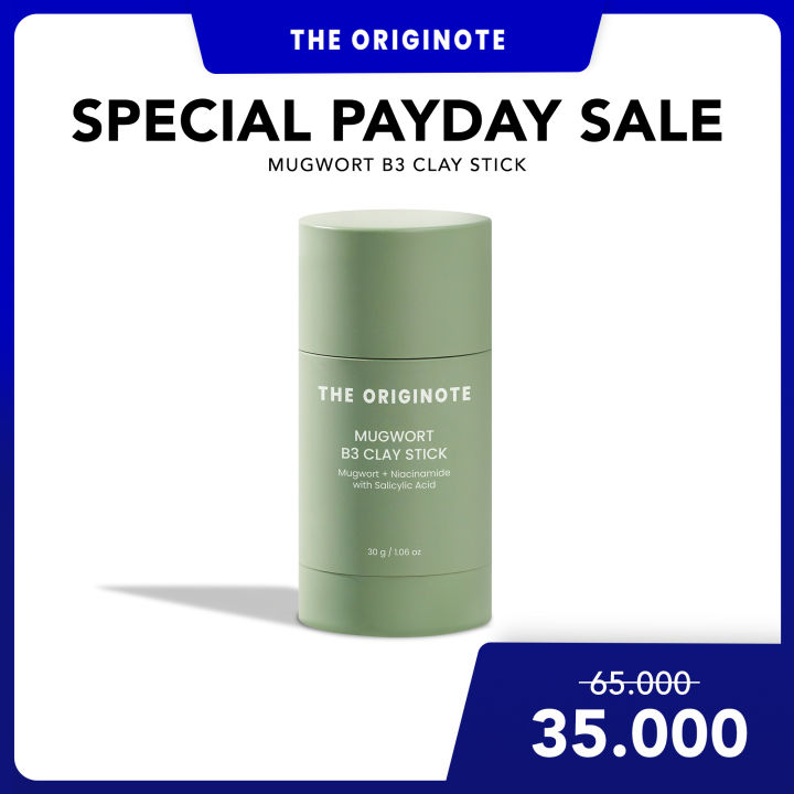 The Originote Mugwort B3 Clay Stick Mask - Masker Wajah Mugwort ...