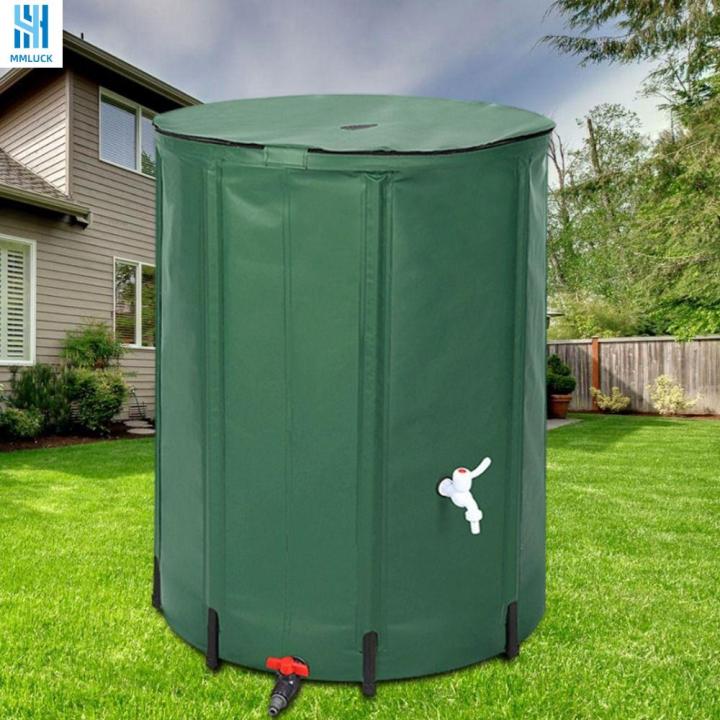 MMLUCK Waterproof Collapsible Rain Barrel Durable 50-500L Garden Water ...