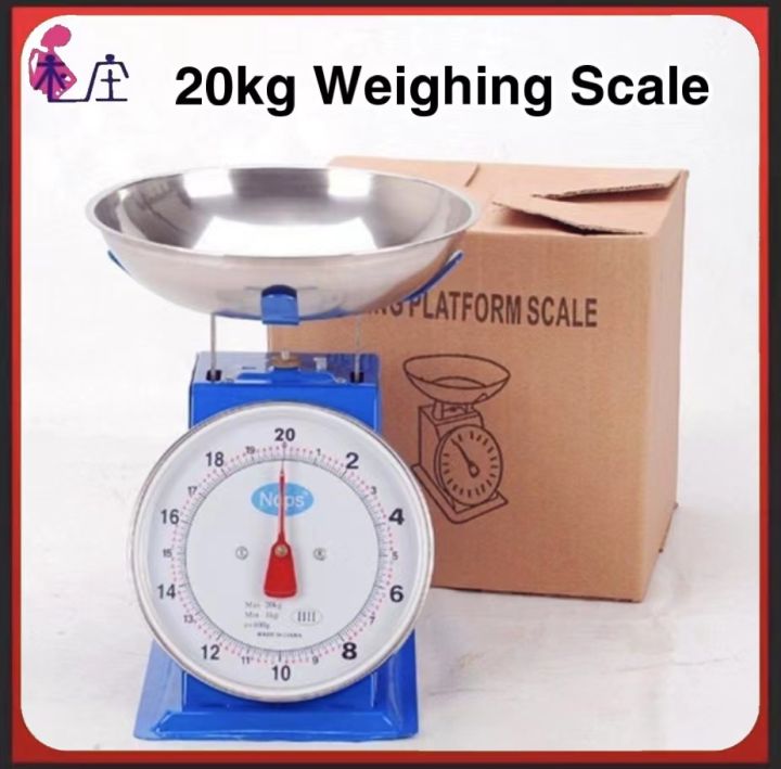 Vegetable Weighing Scale 20kg With Round Top Spring Food Meat Scale ...