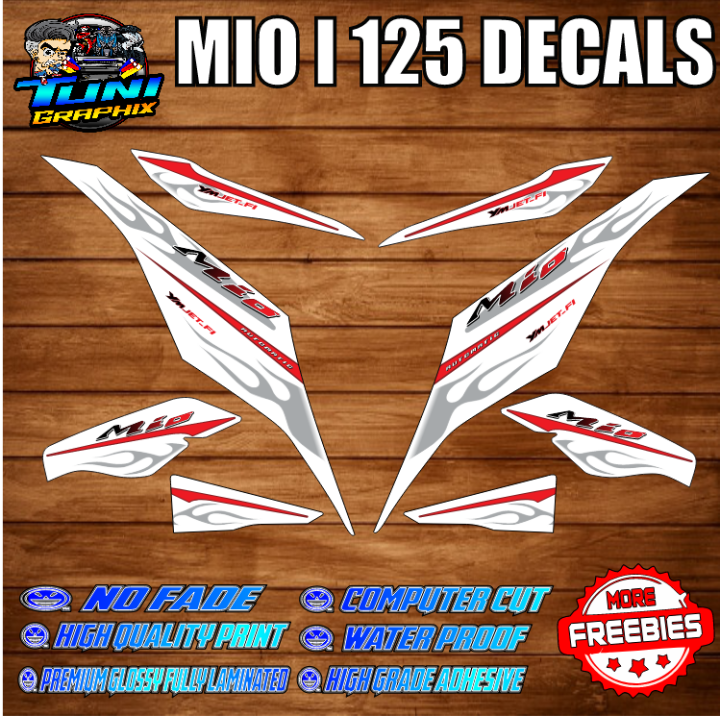 MIO I 125 FIRE TRIBAL STOCK DECALS STICKER | Lazada PH