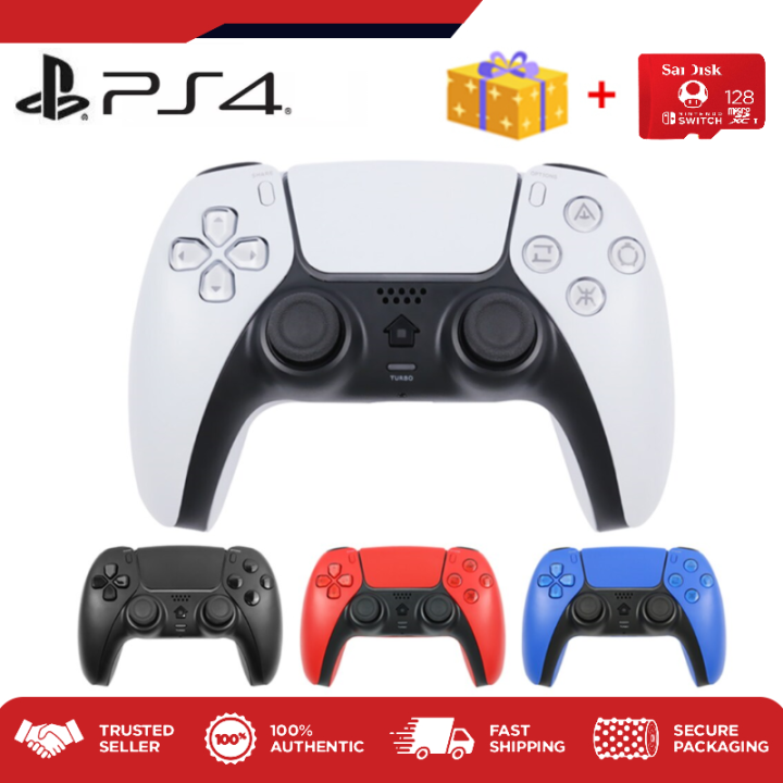【Gift 128GB SD Card】PS4 Wireless Controller DualSense Wireless Game ...