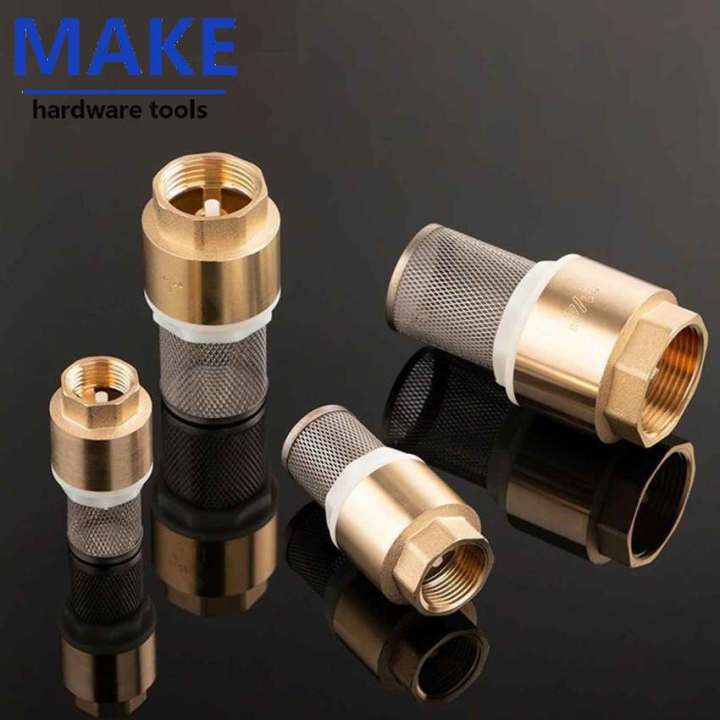Brass check valve 1/2 to 1 "suction filter bottom valve Agricultural ...