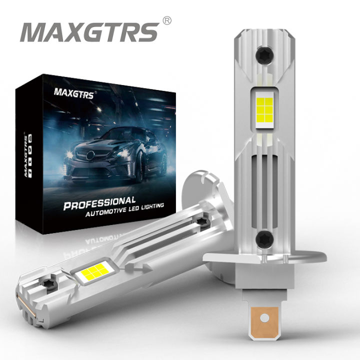 MAXGTRS 2pcs H1 Super Led Bulbs 60w Auto lights car led bulbs Car Light ...