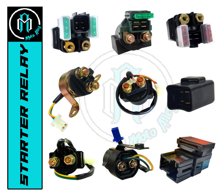 MOTO ALLEY (SR) STARTER RELAY RAIDER MIO XLR TMX CT100 GY6 XRM CT125 ...