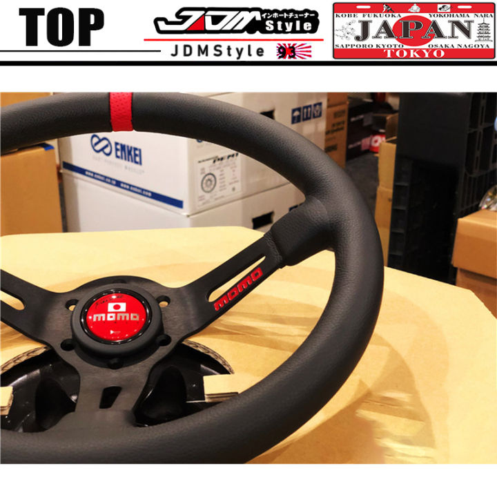 Momo japanese style car racing drift sport universal 14inch 350mm real ...