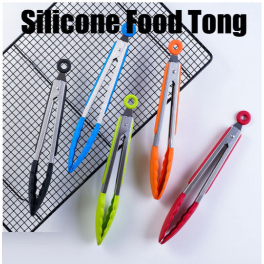 Tongs Food BBQ Locking Grill Tongs Stainless Steel 304 Heavy Duty Long ...