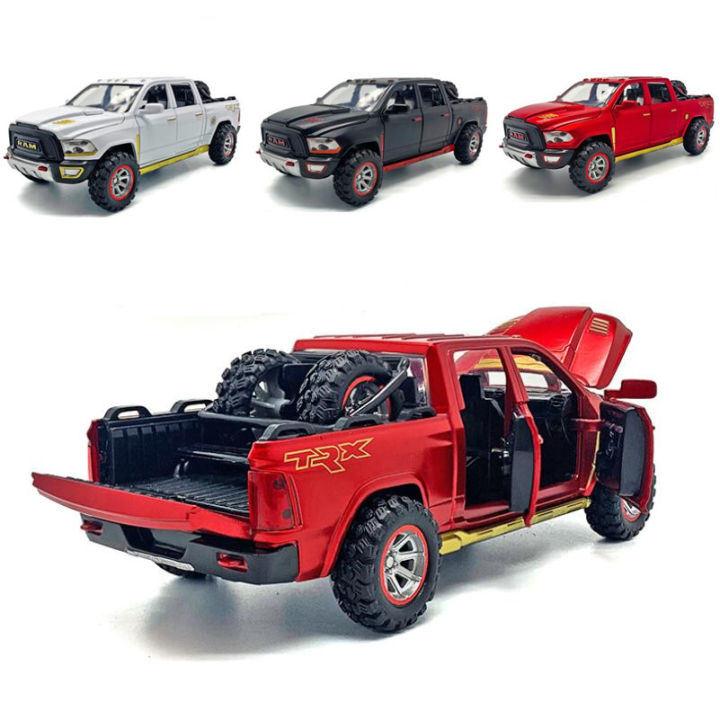 1:32 Dodge RAM Pickup Alloy Car Model Sound and Light Pull Back ...