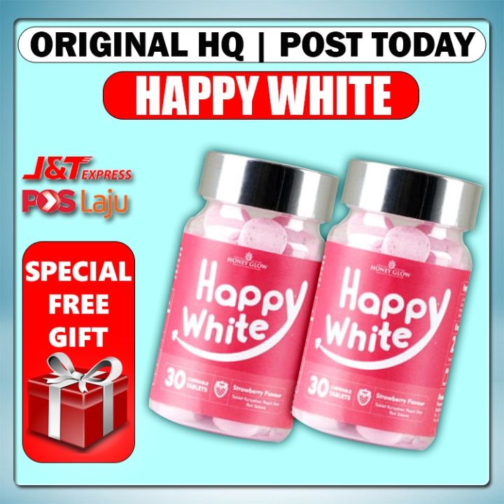 Happy White Honey Glow Supplement kulit muka putih dan hilangkan ...