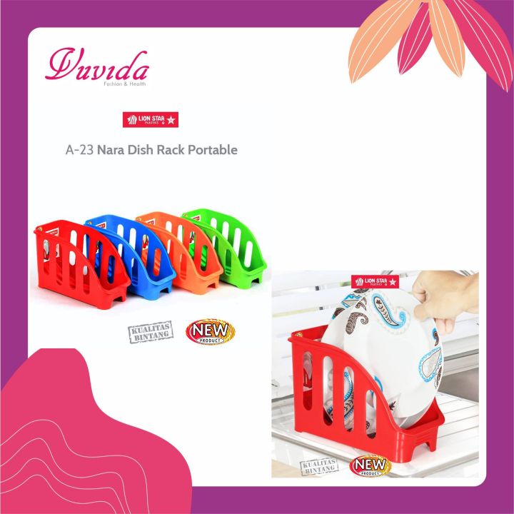 Lion Star Rak Piring - Dish Rack Portable Mini Nara | Lazada Indonesia