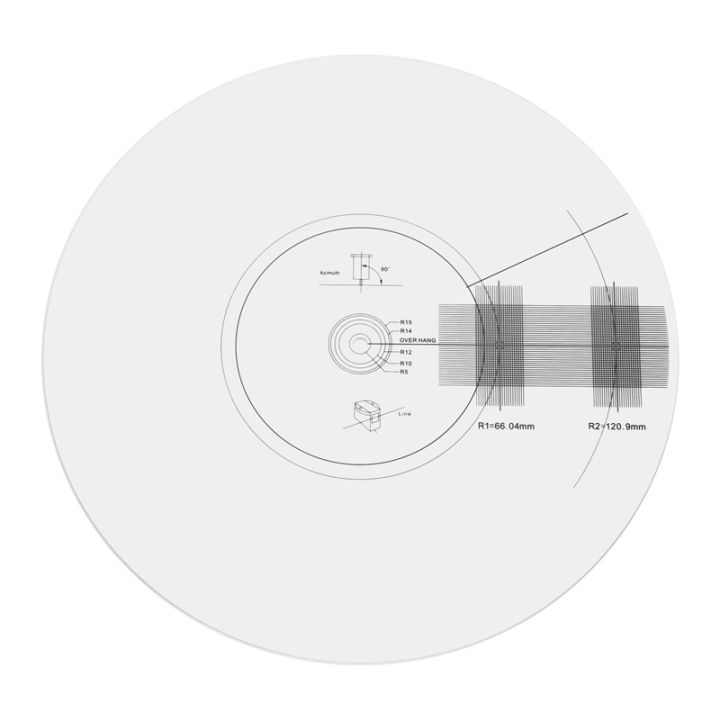 Calibration Disc Phonograph Alignment Protractor Phonograph Record ...