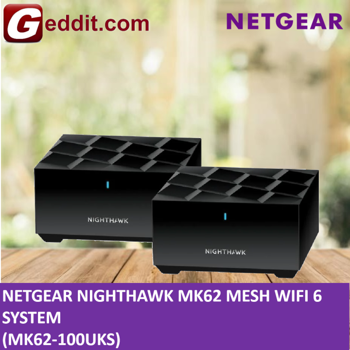 NETGEAR NIGHTHAWK MK62 MESH WiFi 6 SYSTEM - MK62-100UKS | Lazada