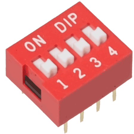 4 Bit DIP Switch สวิตซ์เลื่อน | Lazada.co.th