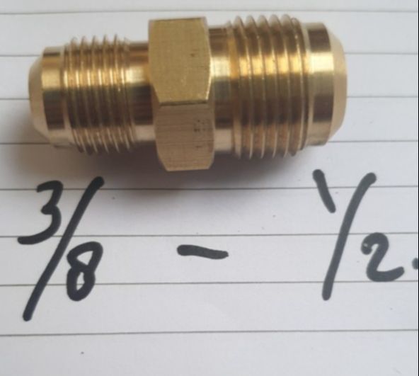 Double Nepel 3/8 x 1/2 Reducer Penyambung Pipa AC | Lazada Indonesia