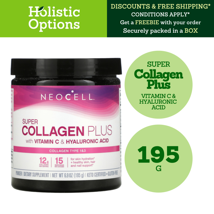 NeoCell, Super Collagen Plus Powder with Vitamin C & Hyaluronic Acid (195 g) | Lazada PH