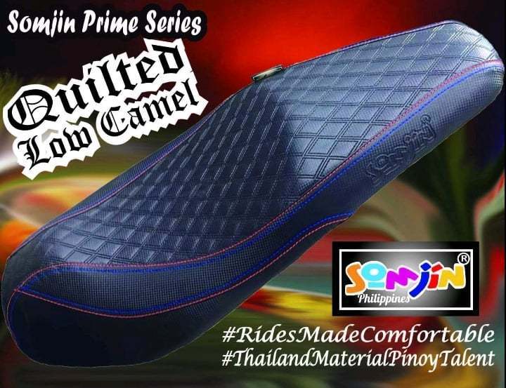 Somjin Raider 150 Quilted Low Camel Back Seat Assembly Thailand Black ...