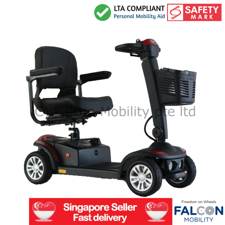 Budget-Lite Plus 4-Wheel Mobility Scooter - LTA Compliant Personal ...