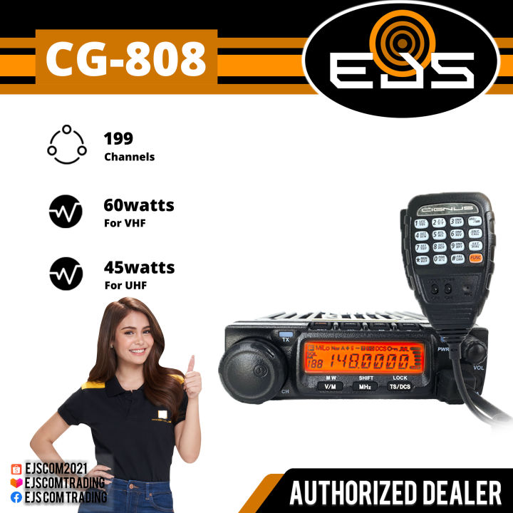 CIGNUS CG808 VHF BASE RADIO | Lazada PH