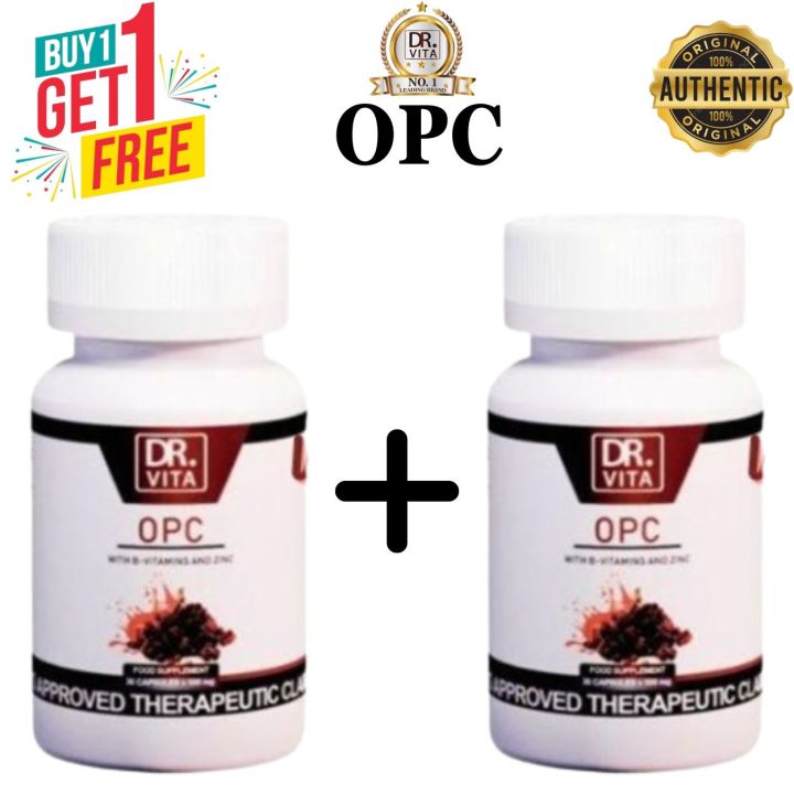 (BUY 1 GET 1 FREE) 100% Authentic Dr. Vita OPC with B-Vitamins, Zinc ...