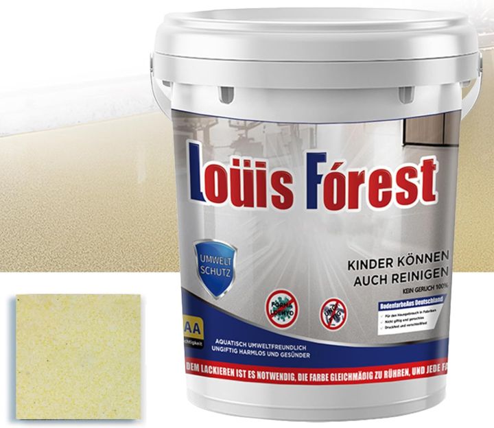 High-Gloss Marble Effect Epoxy Floor Coating, Louis Forest Epoxy Floor ...