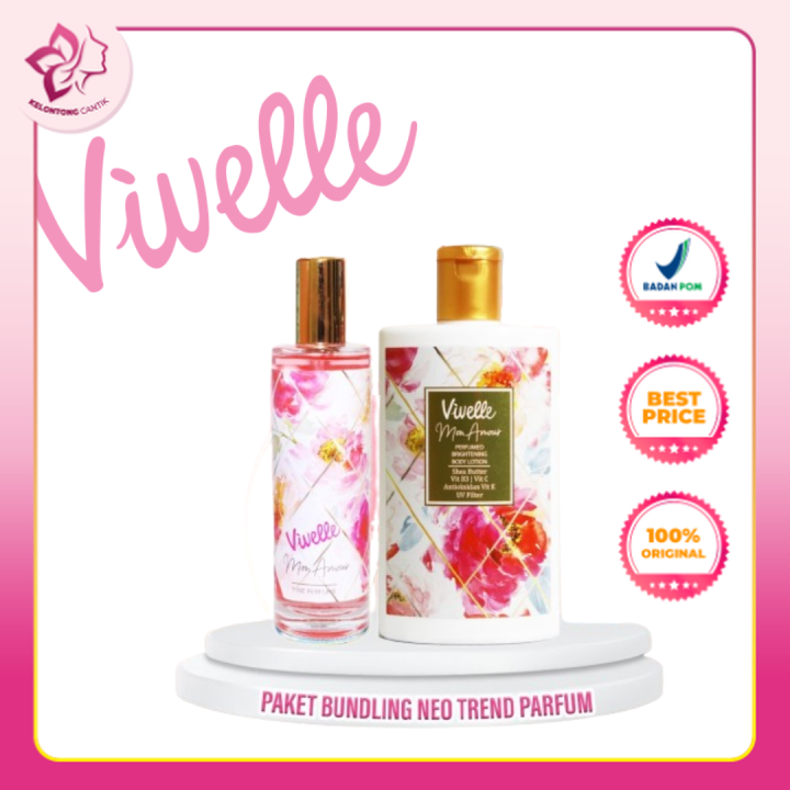Neo Parfum Trend - Vivelle EDT Glass 100ML x Body Lotion 250ML - Mon ...