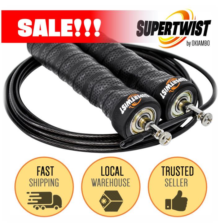 SUPERTWIST - Premium Jump Rope SET with Ceramic Bearings for ...