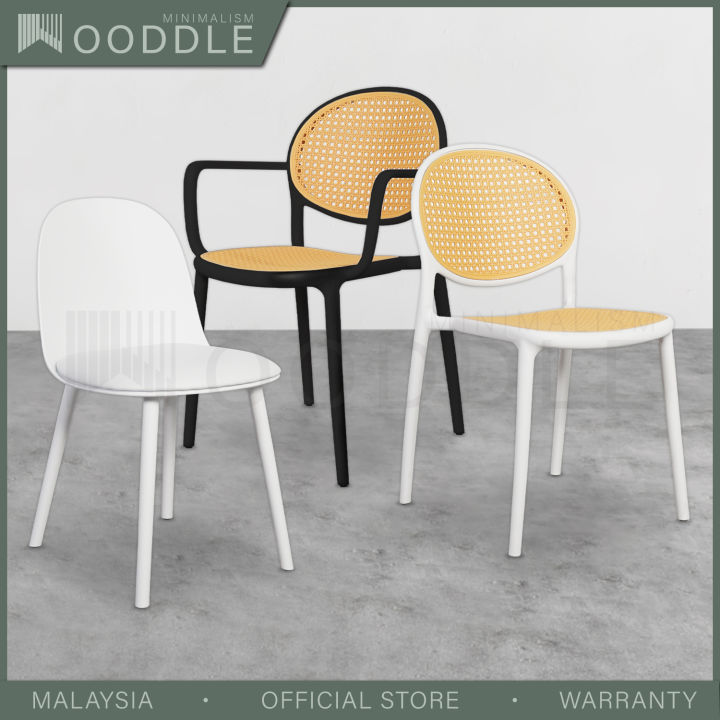 Wooddle 1Pc/4Pcs Dining Chair Kerusi Makan with / without armrest /PU ...