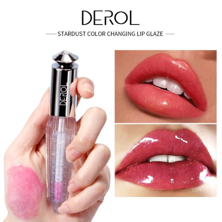 DEROL Lip Glaze Starry Sky Motif Lip Glaze Can Change Color | Lazada PH