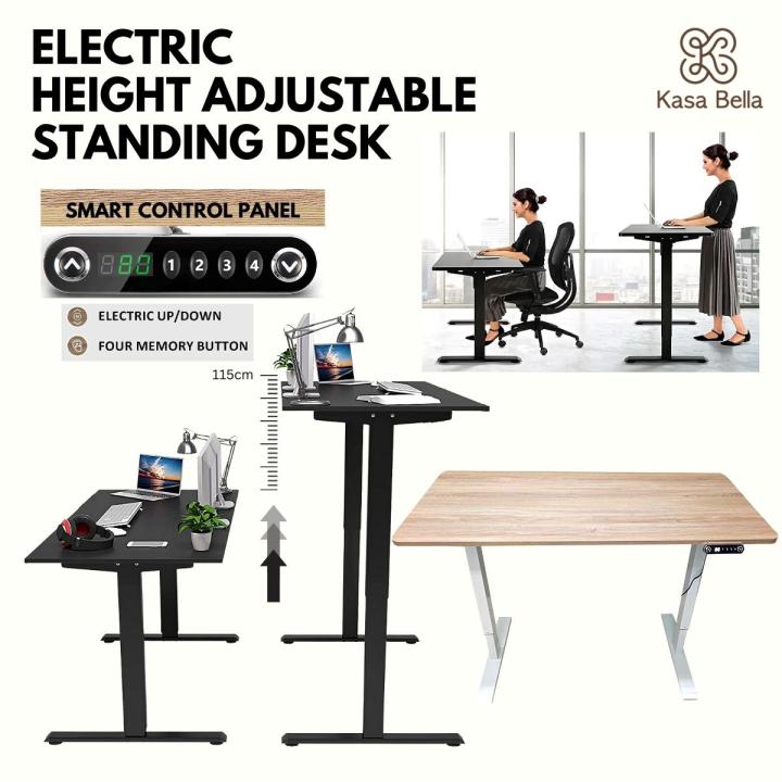Kasa Bella - Standing Desk Electric Adjustable Height Table | Ergonomic ...
