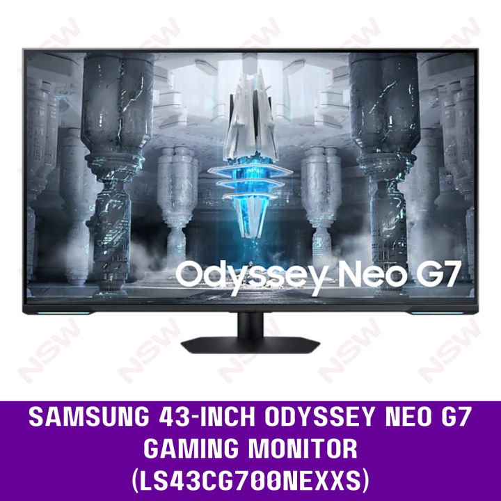 Samsung 43-inch Odyssey Neo G7 G70NC UHD 144Hz Gaming Monitor ...