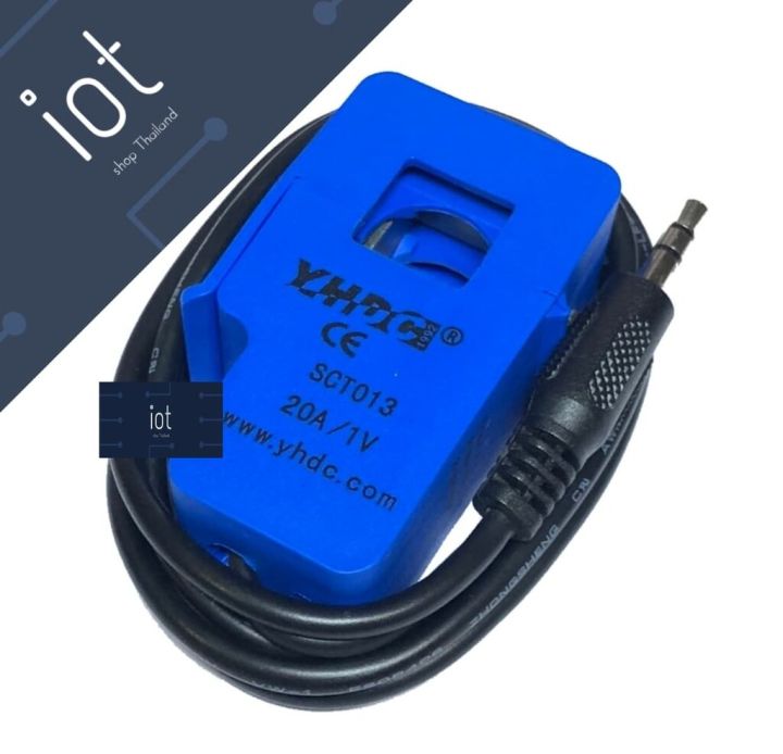 SCT-013-020 CT 0-20A to 0-1V Non-Invasive AC Current Sensor 20A ...