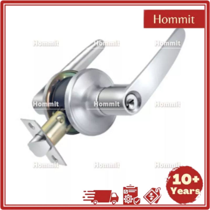 Tubular Lever Handle Lock Set With Solid Brass Cylinder | Lazada