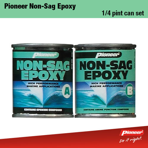 Pioneer Non-Sag Epoxy Cans 170g + 165g 1/4 Pint | Lazada PH