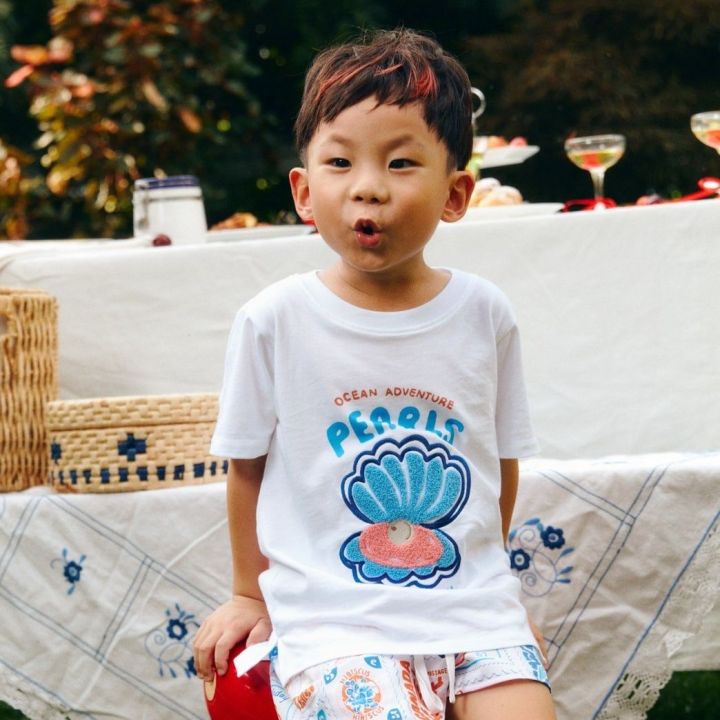 Endless Holiday Mini Puffer Pearls Tee | Lazada.co.th