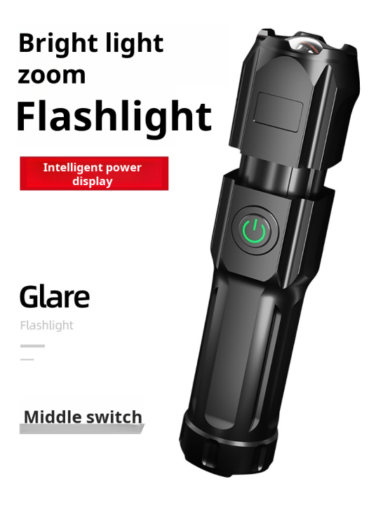 Super Bright Portable Special Forces Zoom Flashlight | Lazada.co.th
