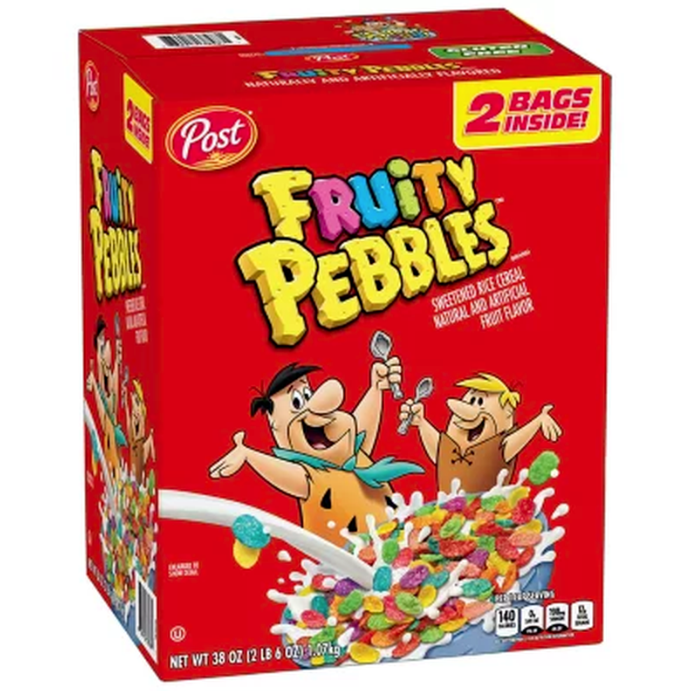Post Fruity Pebbles Cereal 2bags in a Box | Lazada PH