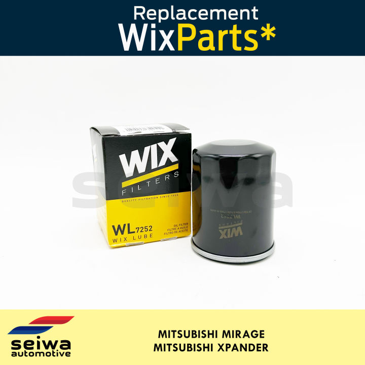 Mitsubishi Mirage Oil Filter - Mitsubishi Xpander Oil Filter - Wix Auto ...