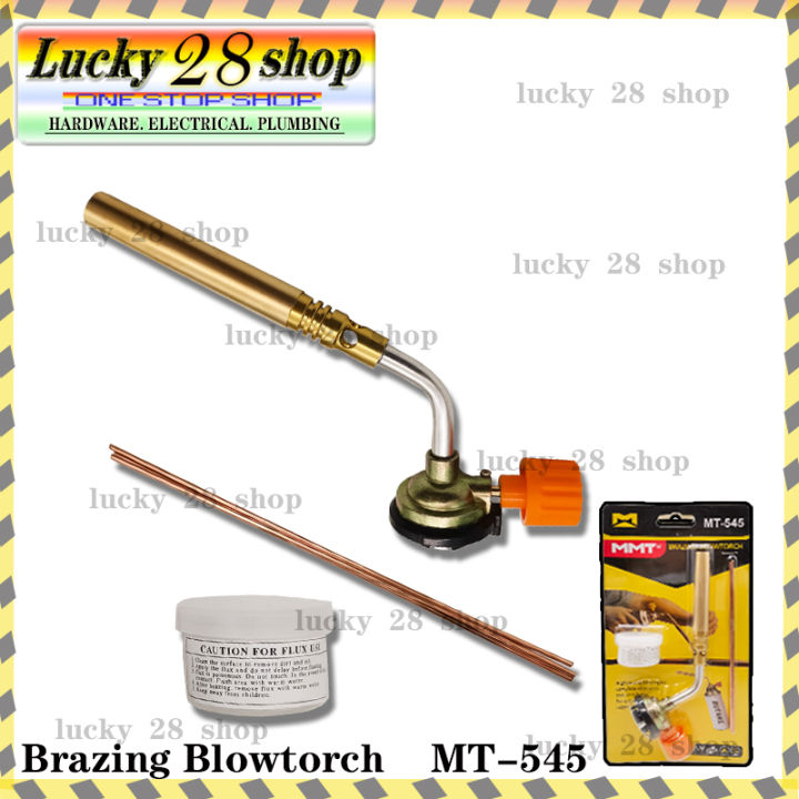 MT-545 HEAVY DUTY BRAZING BLOWTORCH | MMT PORTABLE FLAME GUN | Lazada PH
