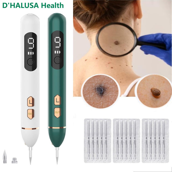 D'HALUSA Laser Plasma Pen Skin Tag Remover Electric Mole Wart Remover ...