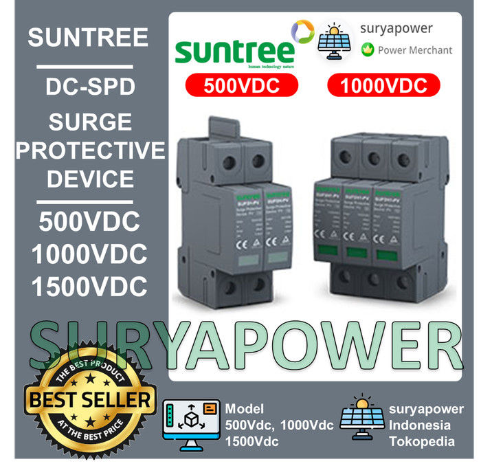 SPD DC 500V 1000V 1500V - SURGE PROTECTIVE DEVICE - SUNTREE SURYAPOWER ...