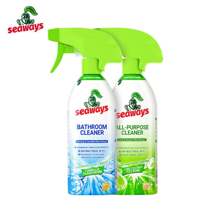 Seaways Bathroom Cleaner and Multi-purpose cleaner Set | Lazada PH
