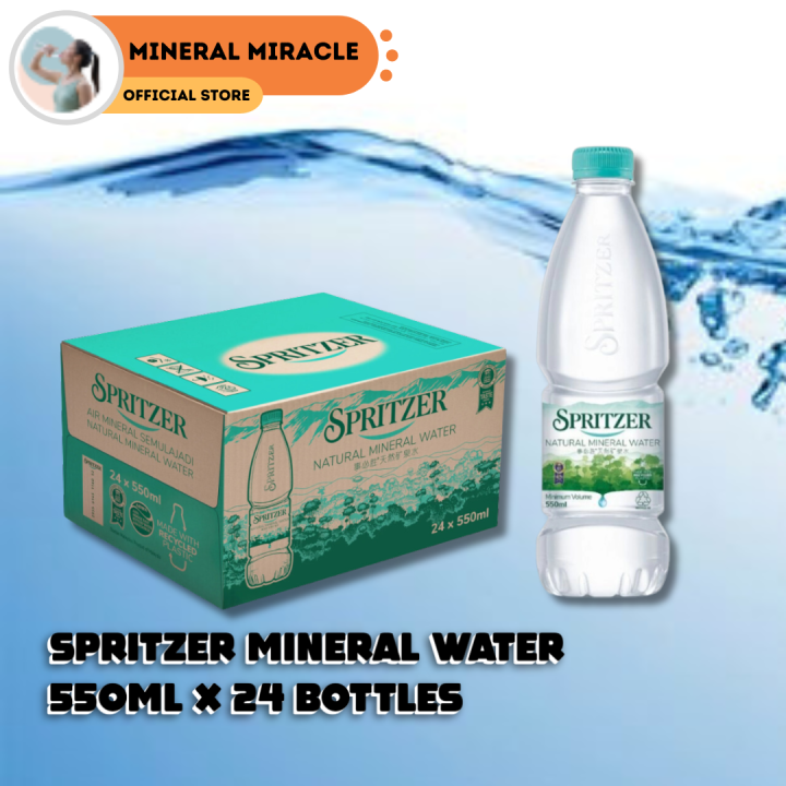 SPRITZER Mineral Water (1 CARTON 550ml x 24 Bottles) | Lazada