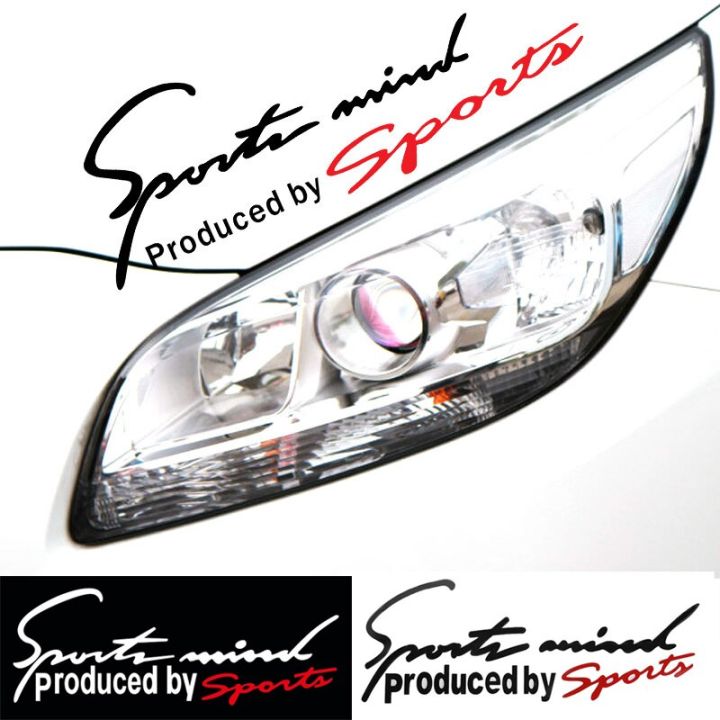 SPORTS MIND Car Sticker Light Eyebrow Vinyl Reflective Decal Motorcycle ...