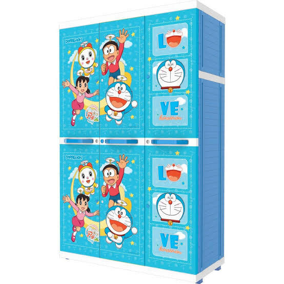 Lemari Plastik Naiba Mega MSC Premium Doraemon / Hello Kitty / Minnie ...
