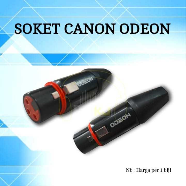 SOKET CANON ODEON socket canon xlr female odeon socket canon female ...