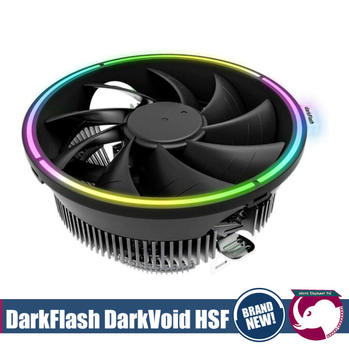 DarkFlash DarkVoid CPU Cooler Heatsink Fan Rainbow RGB HSF | Lazada PH