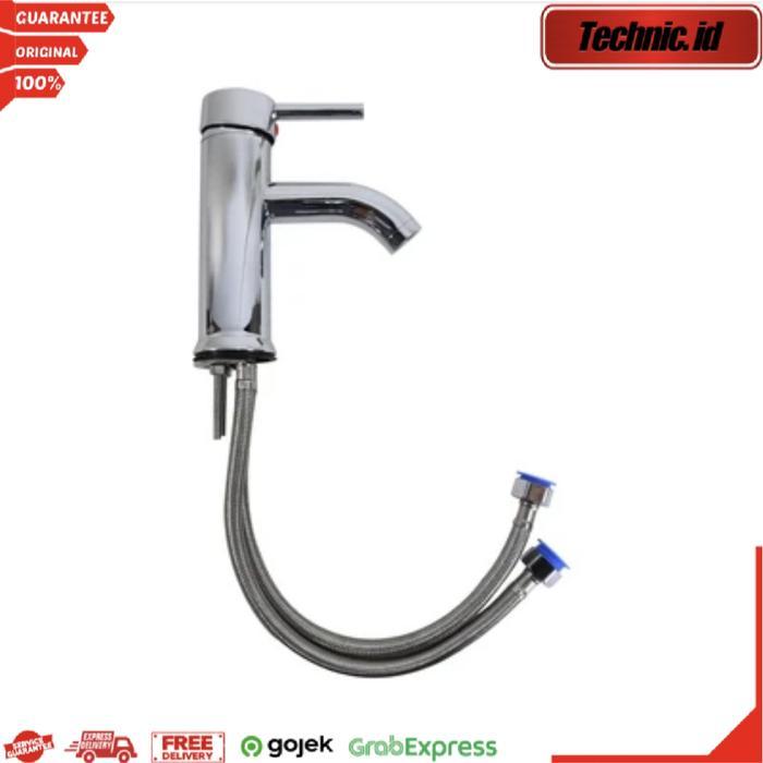 Keran Wastafel Air Dingin Dan Panas Kn350-s San Ei Kran Washtafel Kamar Mandi | Lazada Indonesia
