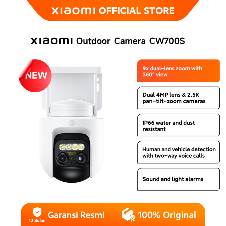 PROMOO Xiaomi Outdoor Camera CW700S | 9x dual-lens zoom | Dual 2.5K ...