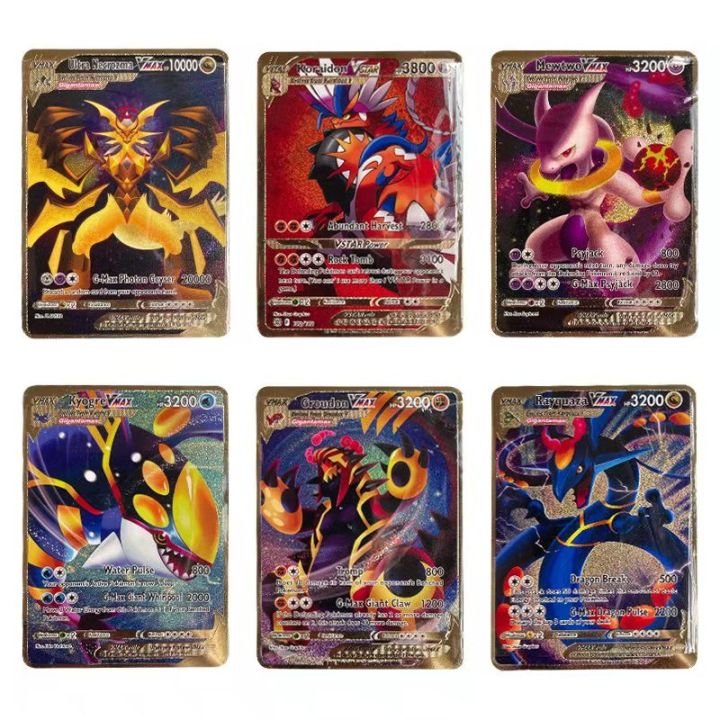 Mới Pokemon Thẻ Kim Loại Greninja Miraidon Rayquaza Vstar 3800 Hp Pokemon En Tiếng Anh Sắt Thẻ