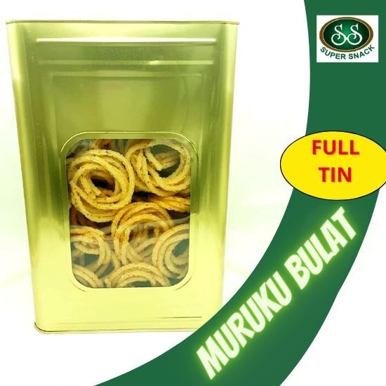 MURUKU BULAT (CRISPY) "SUPER SNACK" (1 FULL TIN) | Lazada