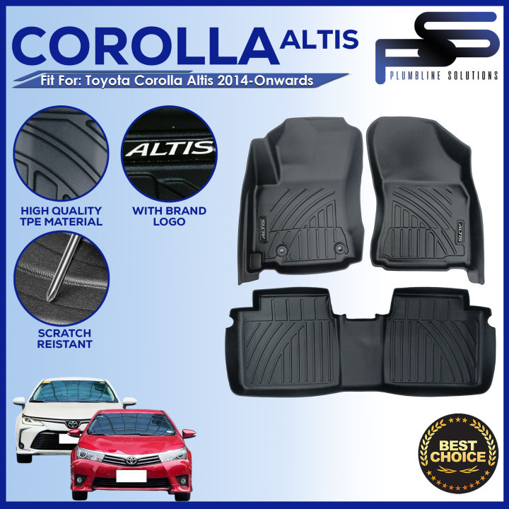 TPE Deep Dish Matting for Toyota Altis 2019 2020 2021 2022 2023 2024 ...